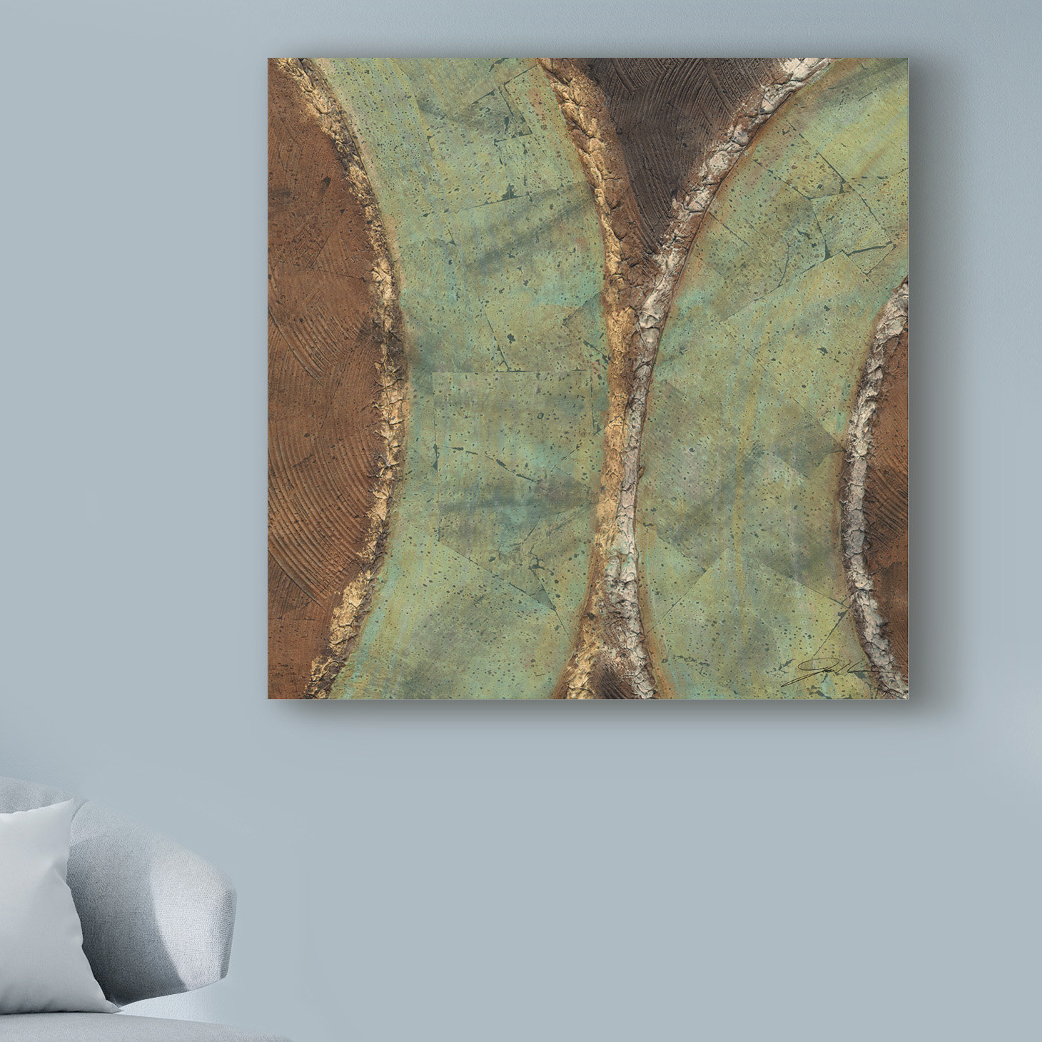 Bay Isle Home™ 'Pathways I' Acrylic Painting Print on Wrapped Canvas ...