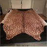 Millwood Pines Oakley Handmade Axis Deer Print Cowhide Rug | Wayfair