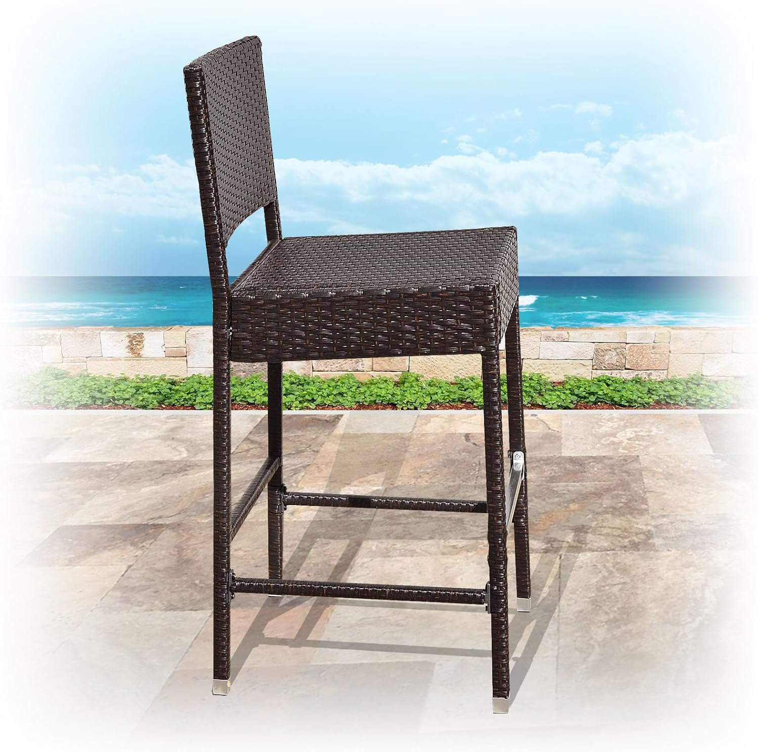 Winston Porter Rissanen Outdoor 31'' Bar Stool | Wayfair