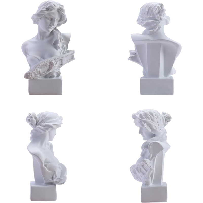 World Menagerie 6" H Small Greek Goddess Bust Statue Sculpture Home ...