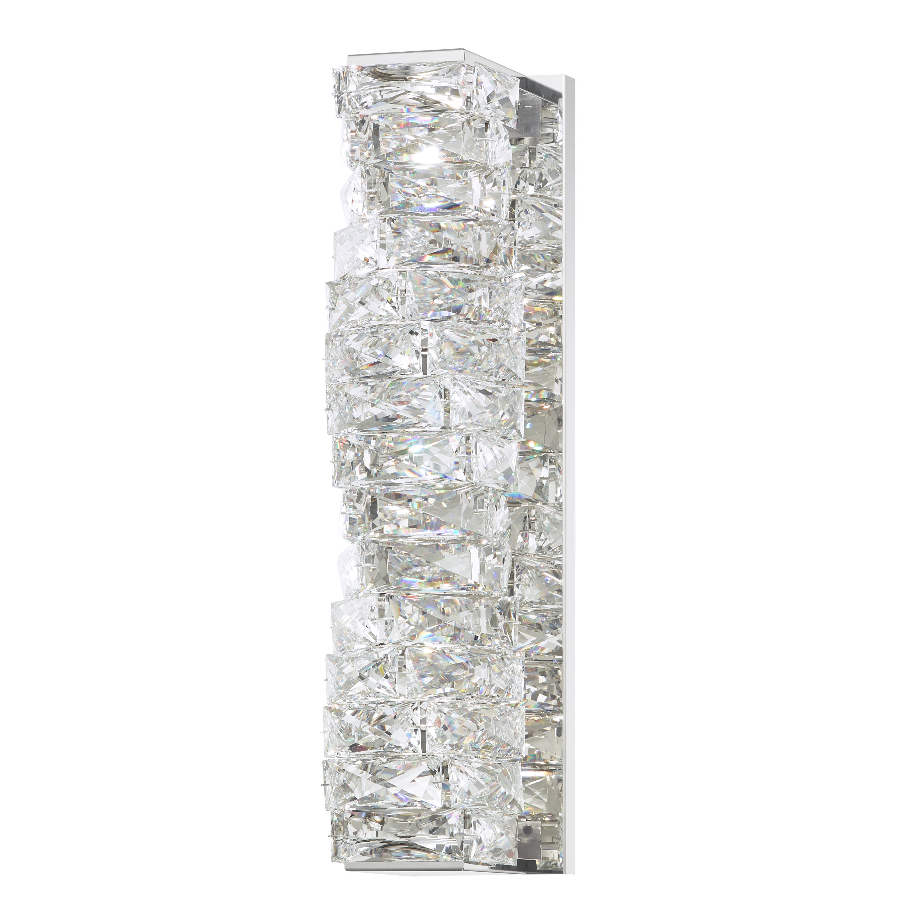 Schonbek Glissando 2 - Light LED Polished Stainless Steel Flush Mounted ...
