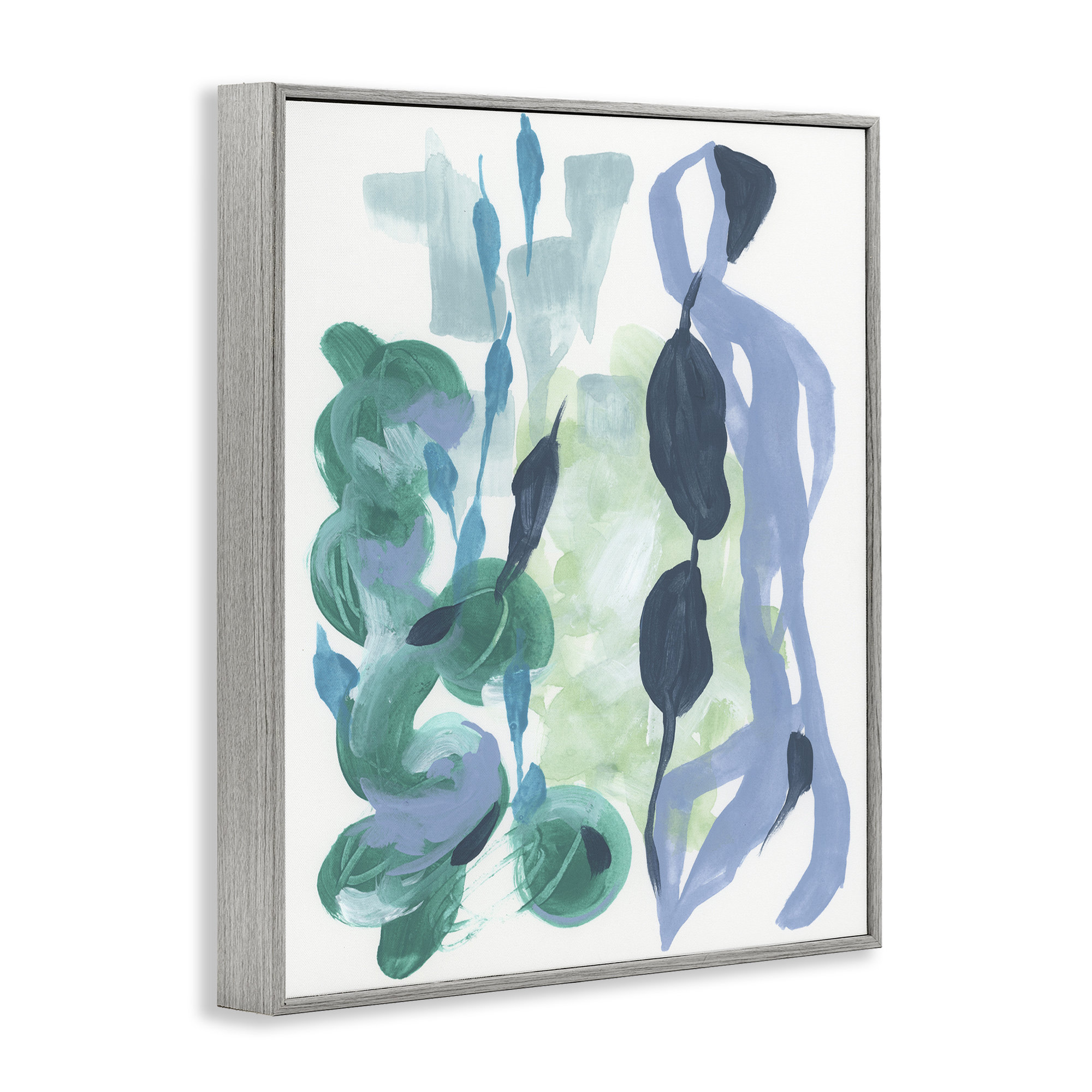 Ebern Designs Vegetative Paint Shapes Giclee Art by June Erica Vess ...