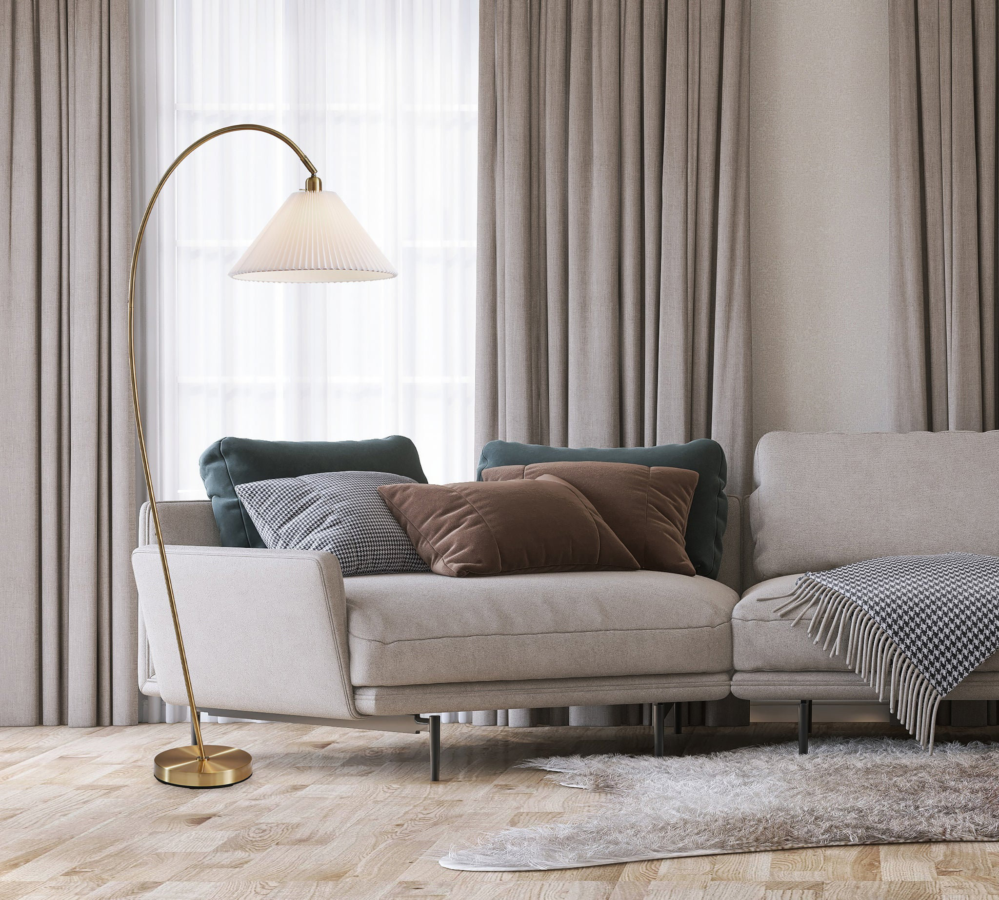 Corrigan Studio® Delaney Floor Lamp | Wayfair