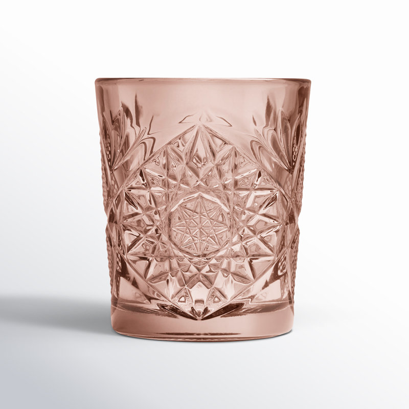 Libbey Hobstar Rose Double Old Fashioned Glasses, 12-Ounce & Reviews ...