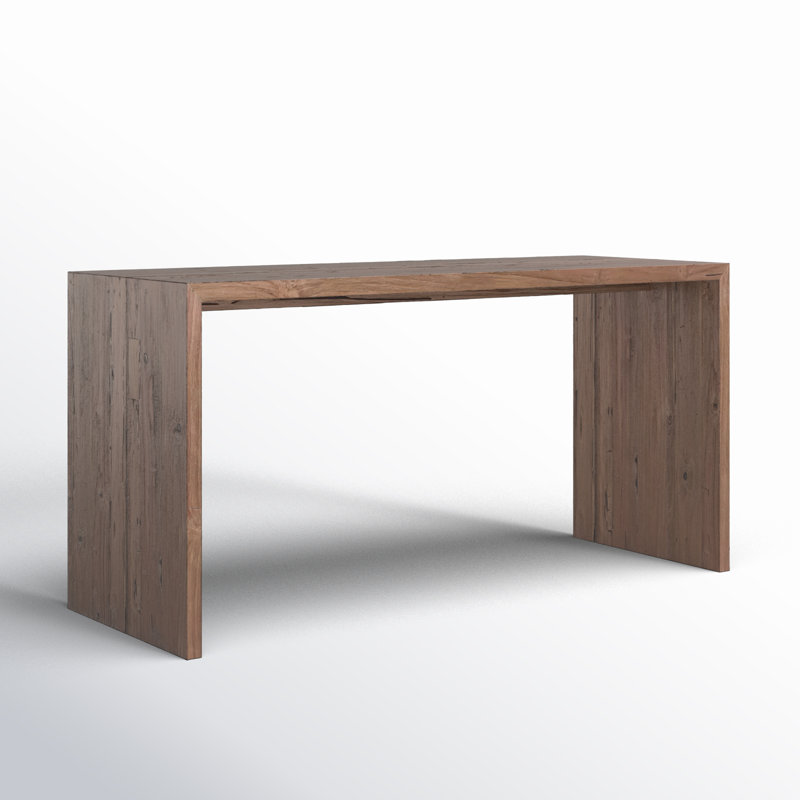 Dovetail Furniture Chilton 60-Inch Rectangular Reclaimed Teak Waterfall ...