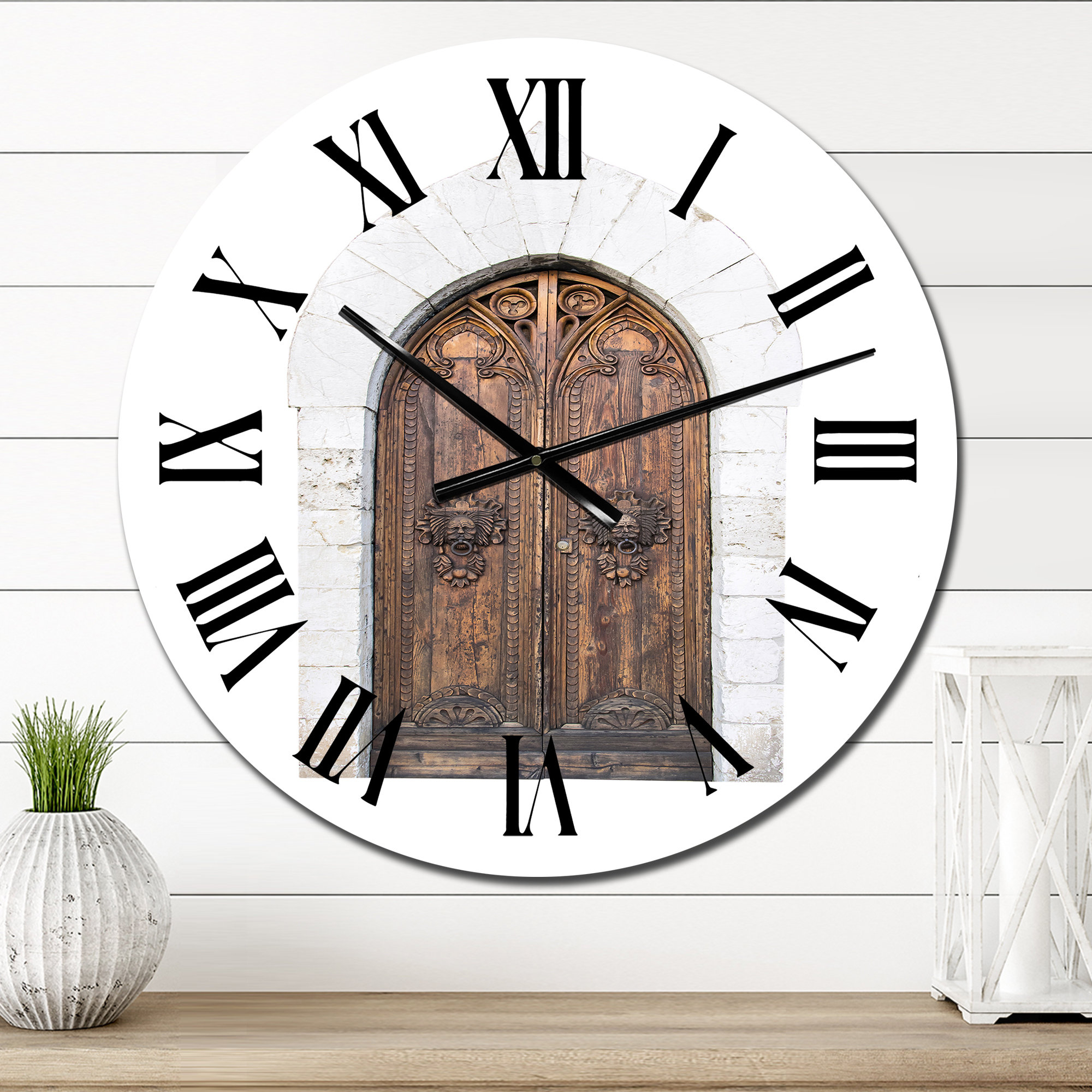 East Urban Home The Entrance Wooden Door Of Old Italian House Ii ...