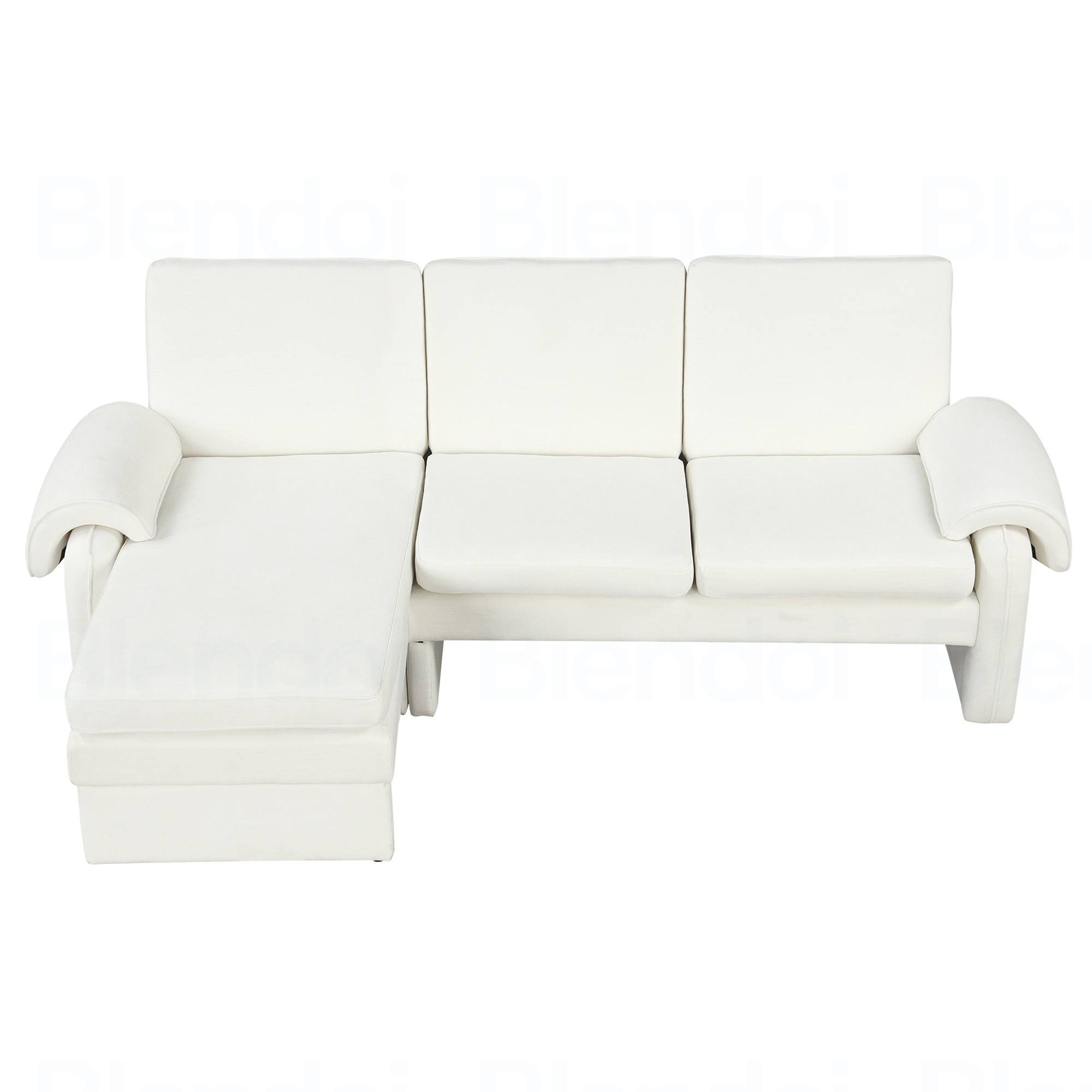 Ebern Designs 94.1 Inch Convertible Futon Sofa Bed with Adjustable ...