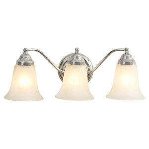 Charlton Home® Owatonna 3 - Light Dimmable Vanity Light & Reviews | Wayfair