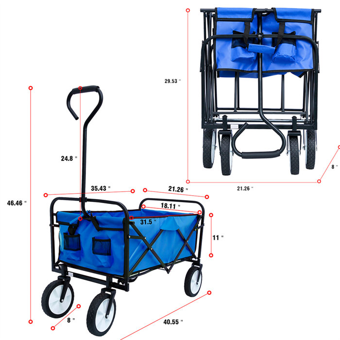 Kozart Folding Wagon Cart | Wayfair