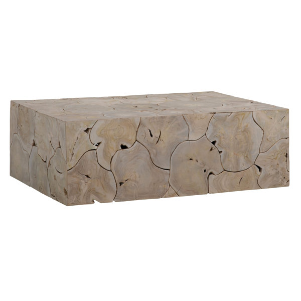 The Twillery Co. Billiot 47-inch Rectangular Teak Root Block Style ...