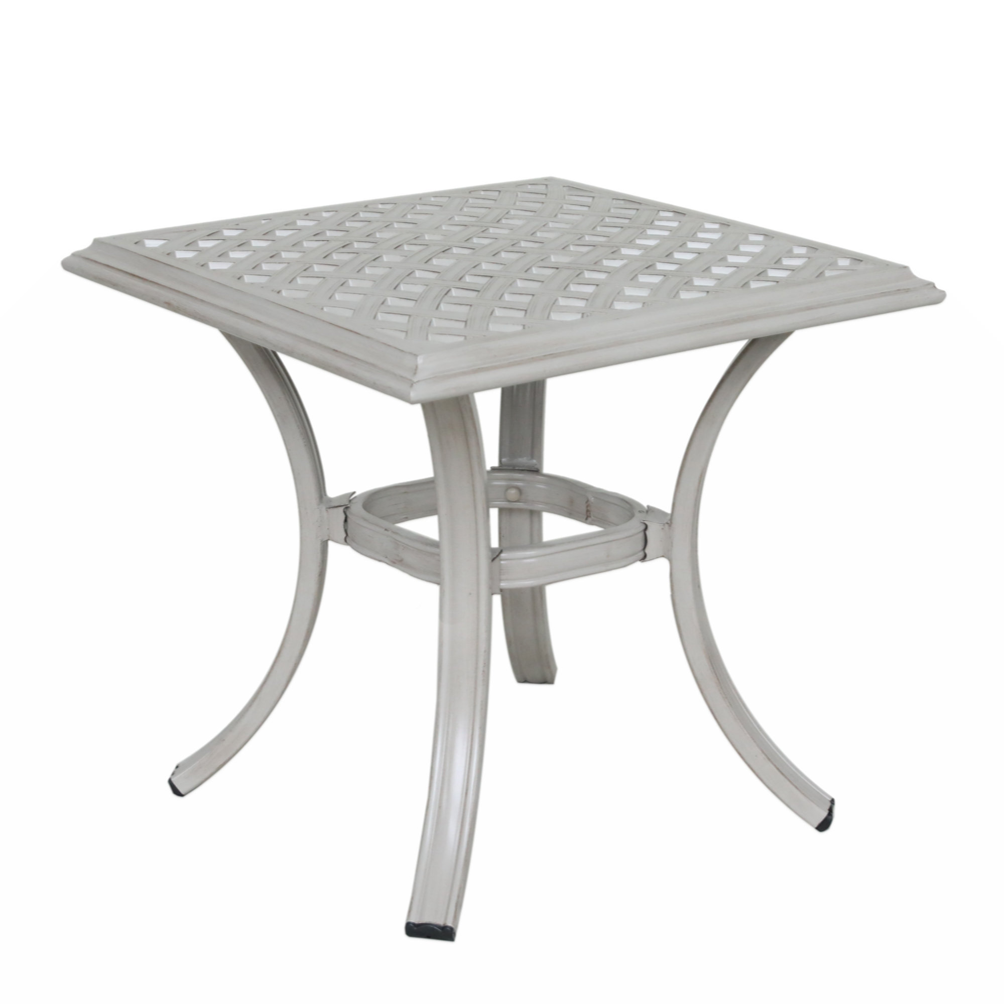 Red Barrel Studio® Anastasas Rectangular Outdoor Restaurant End Table ...