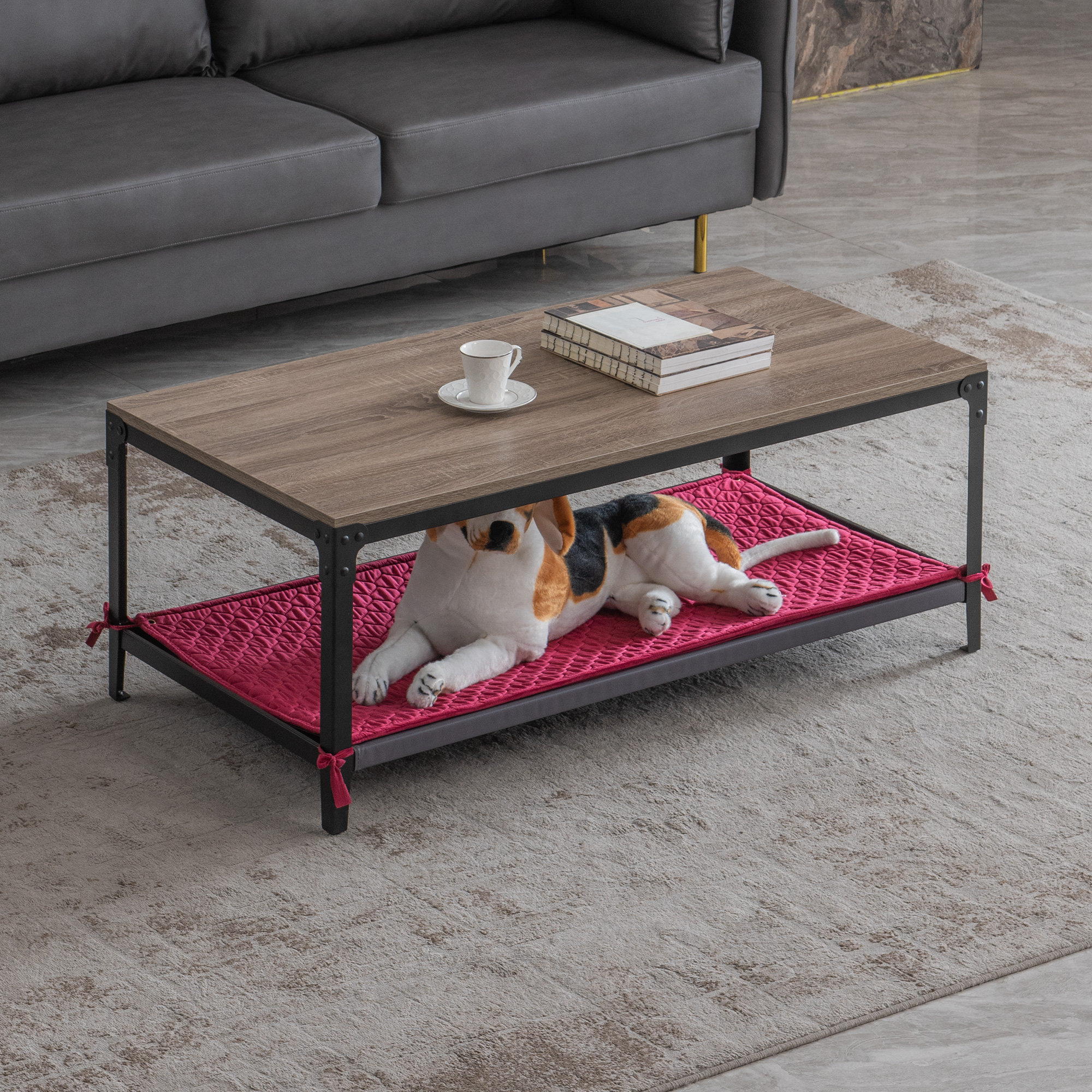 17 Stories Square Coffee Table Multi-Function Coffee Table Share With ...