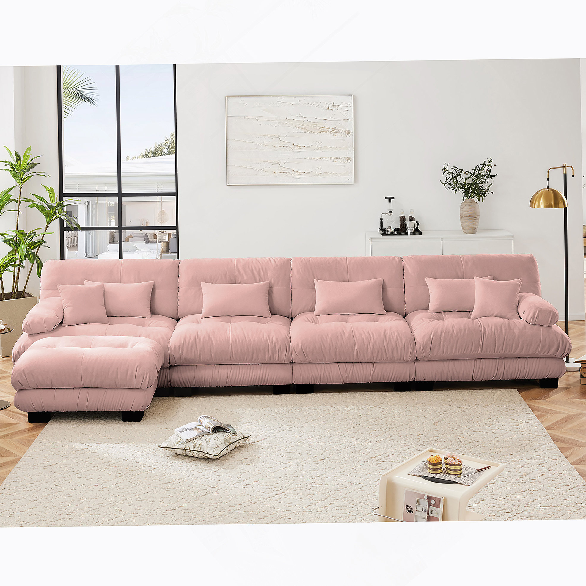 Hokku Designs Versatile Modular Sofa for Living Room, Enhancing Comfort ...