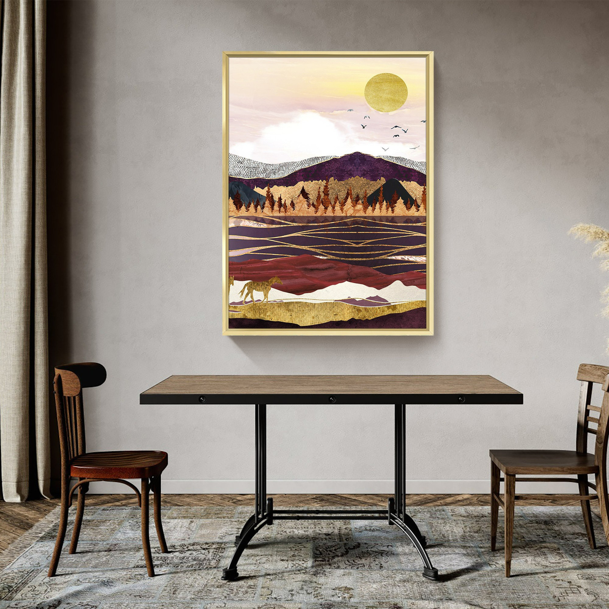 Loon Peak Floater Frame Graphic Art on Canvas | Wayfair