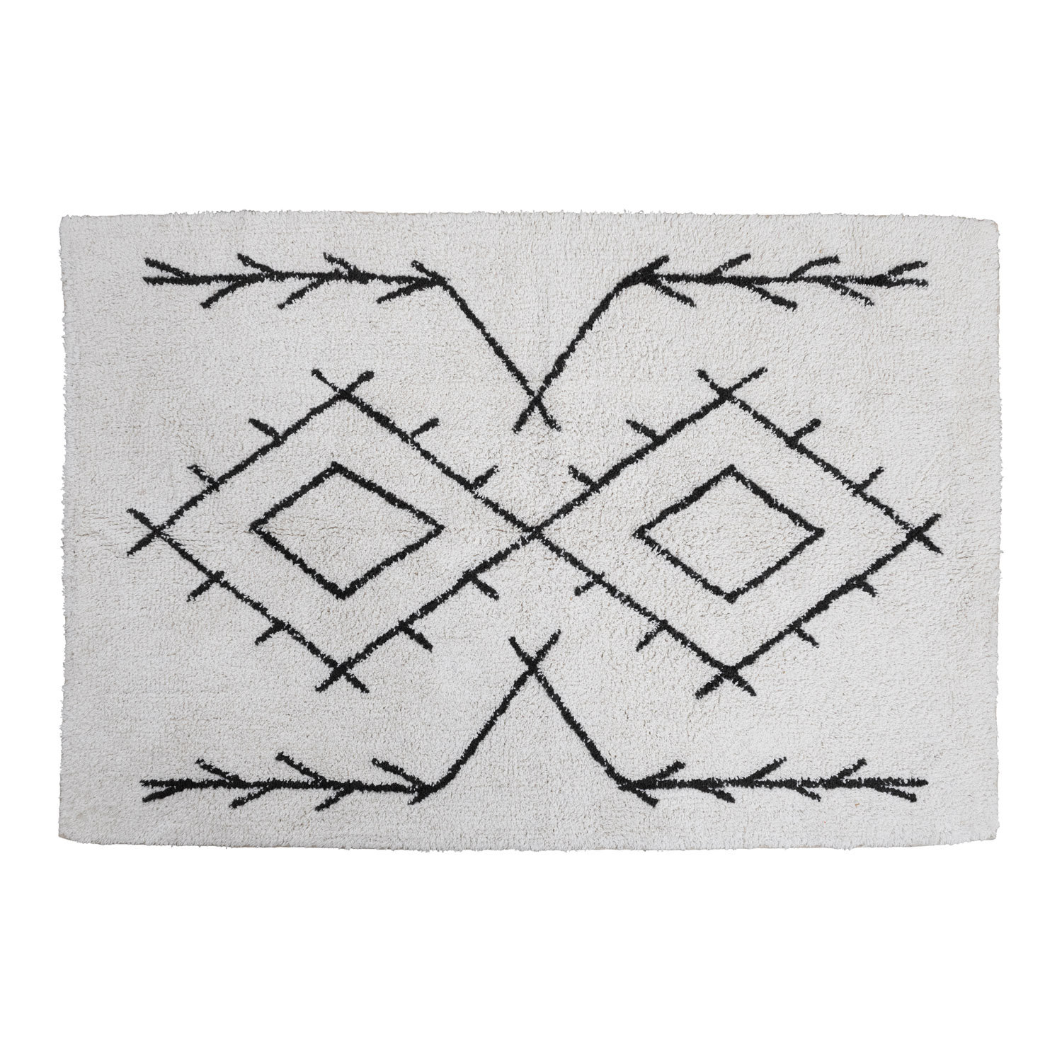 Foundry Select Cotton Tufted Rug With Diamond Pattern - Wayfair Canada