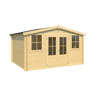 Lasita Maja Lasita Dallas 12.5 x 10 Ft. Apex Roof Summerhouse With ...