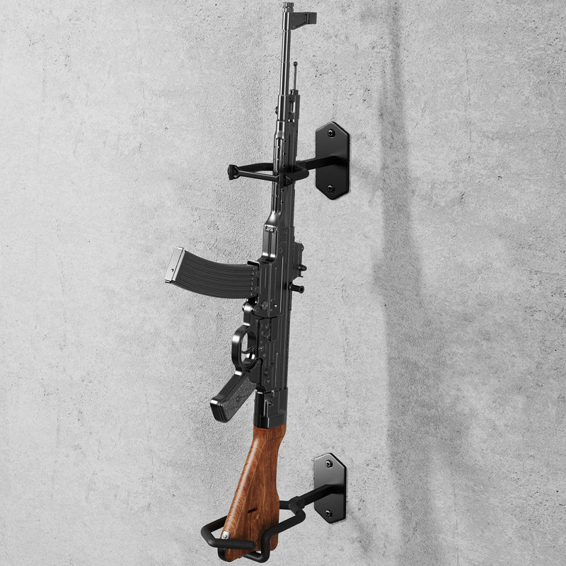 Blacksmith Gun Safe Wall Mounted Rifle Rack | Wayfair
