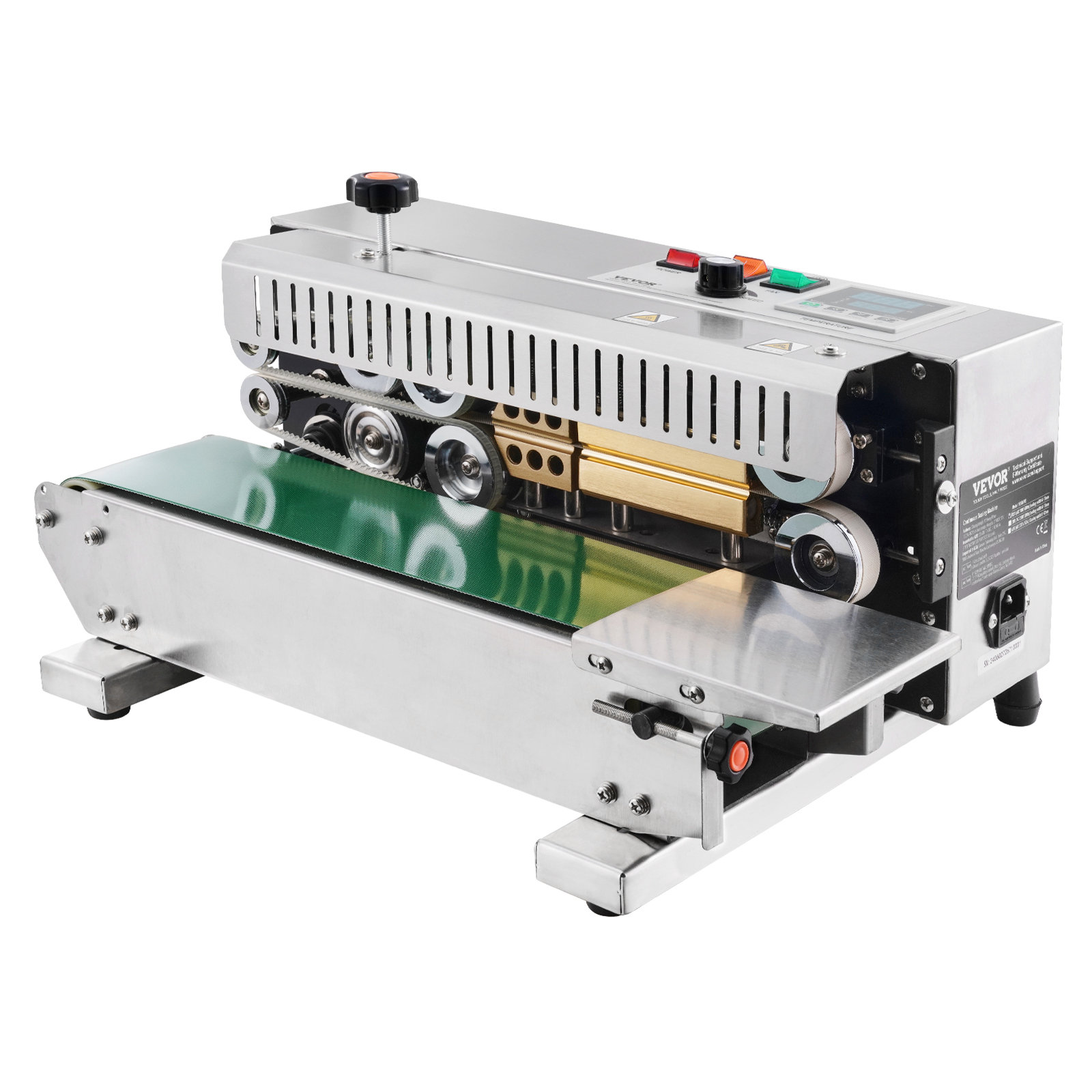 VEVOR Continuous Bag Band Sealing Machine Horizontal Band Sealer ...