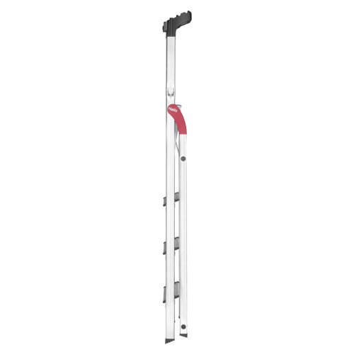 Hailo USA Inc. Hailo L60 4-Step Aluminum Step Ladder with 330 lb. Load ...