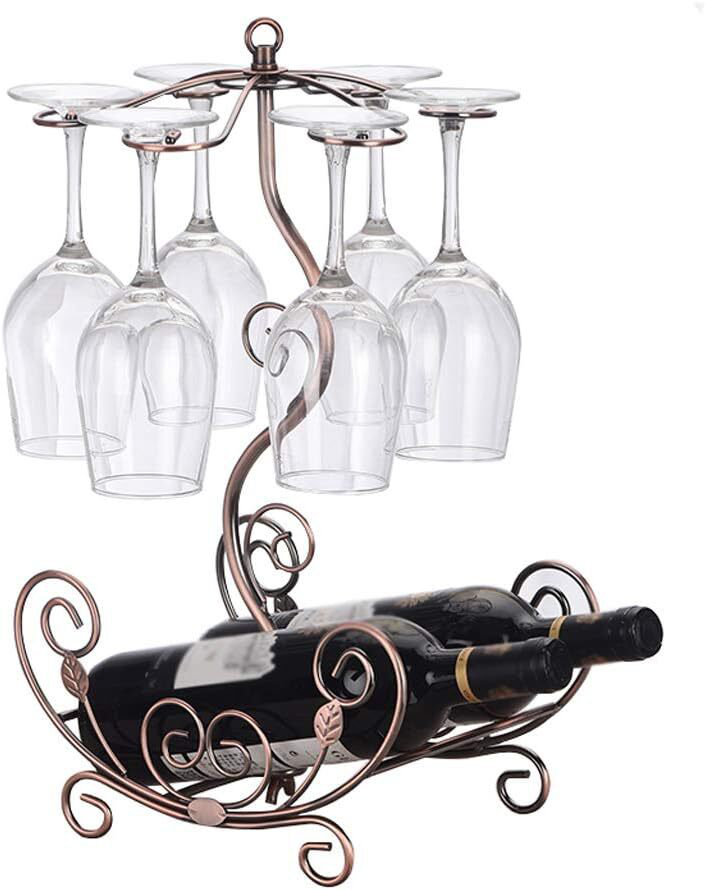 Mercer41 Boat-Shaped Wine Rack with Glass Holder - Wayfair Canada