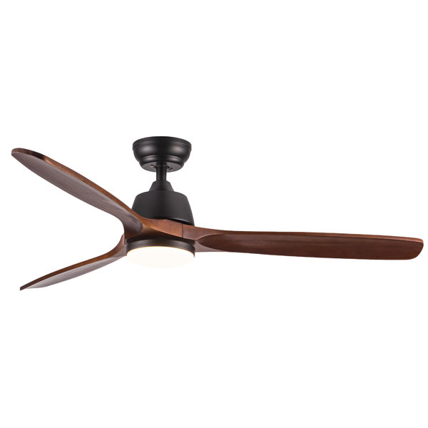 Modern Habitat Auravista 52 In. Indoor Medium Red Oak Ceiling Fan With ...