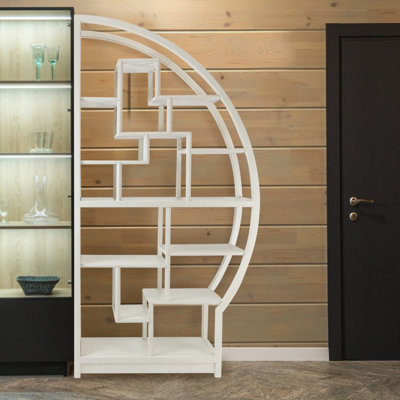 Darby Home Co Russel Geometric Bookcase & Reviews | Wayfair