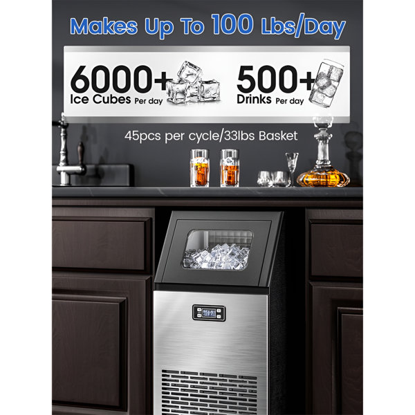 Cowsar 100 Lb. Daily Production Cube Freestanding/ Under Counter ...