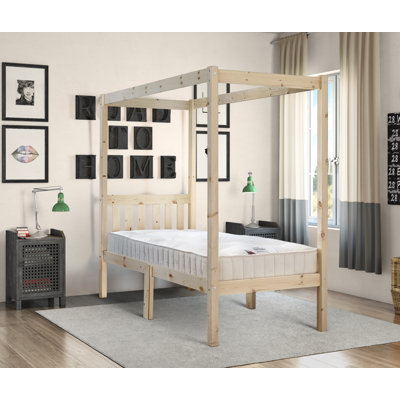 single four poster bed frame