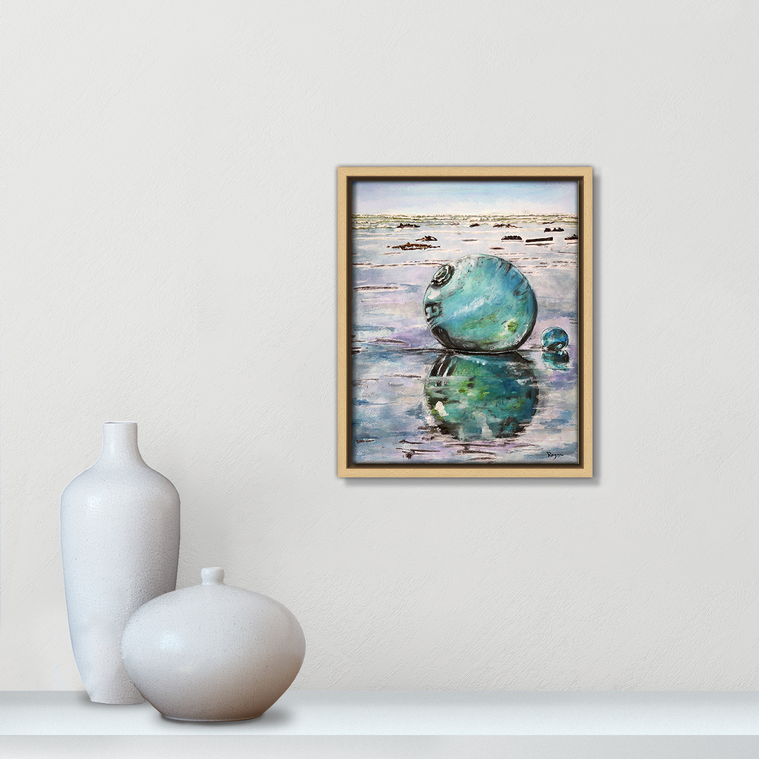 Beachcrest Home™ Glass Bouys Print by Mike Ragan for | Wayfair