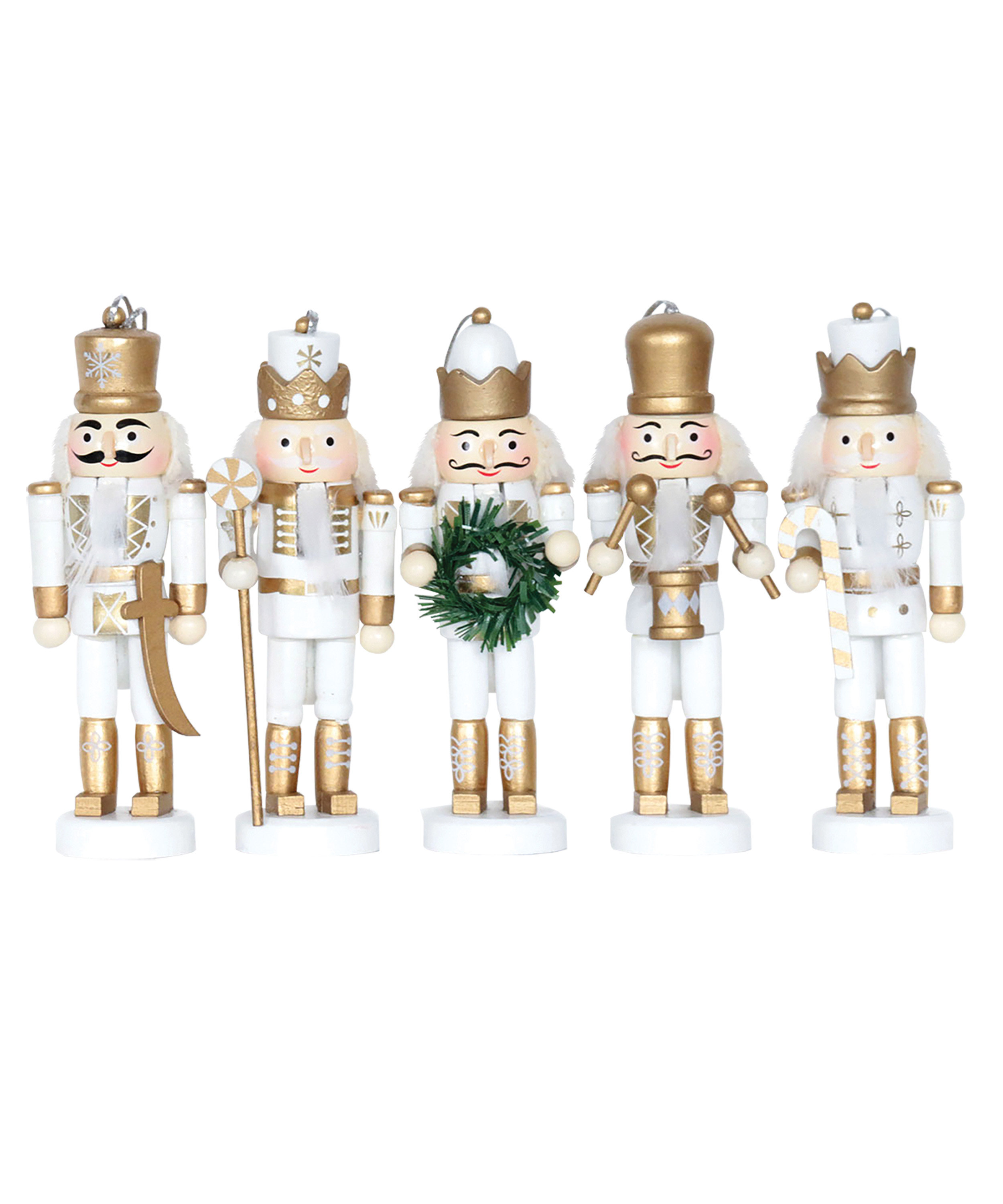 The Holiday Aisle® 5 Piece Nutcrackers Set | Birch Lane