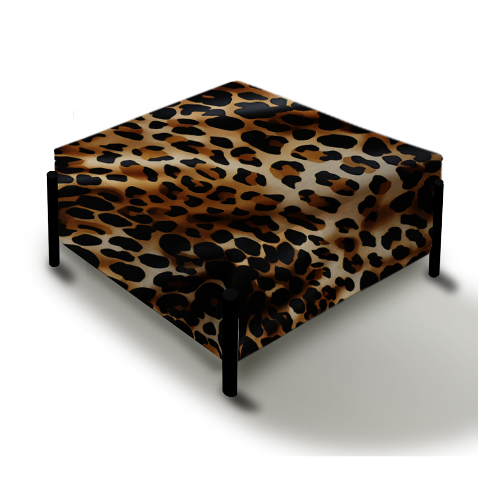 East Urban Home Jaylah Victorian Elegance Leopard - Animal Print Large ...