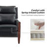 Winston Porter Shiean 28.74" Wide Faux Leather Standard Recliner ...