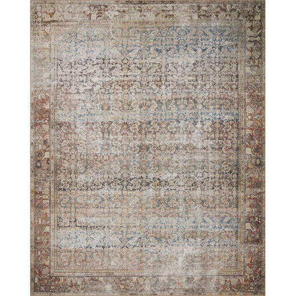 Amber Lewis x Loloi Georgie Multi / Spice Area Rug & Reviews | Wayfair
