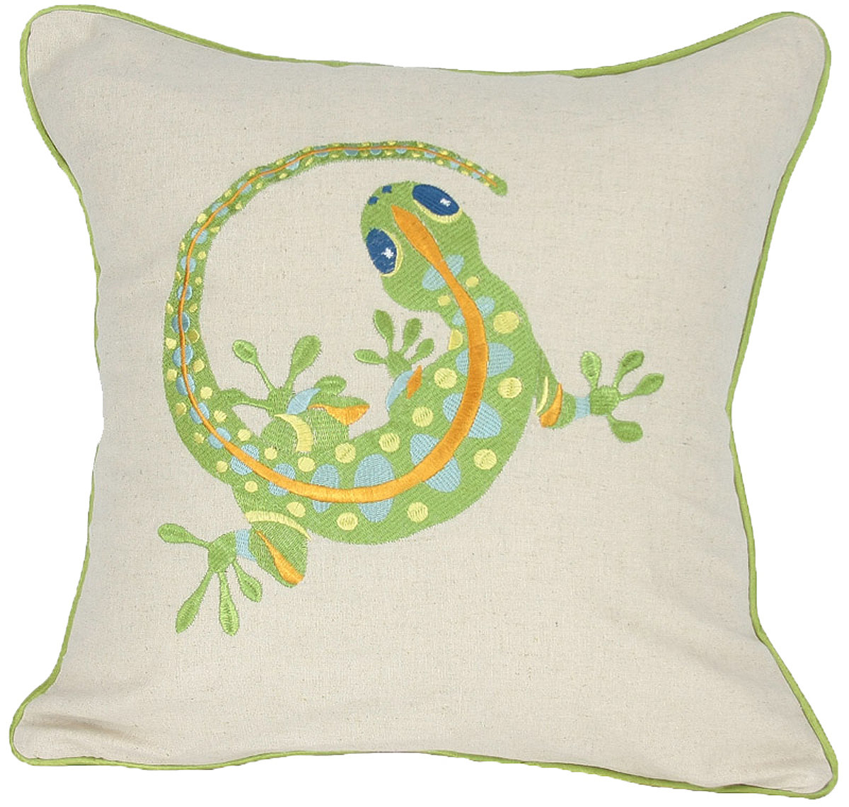 Manor Luxe Archipelago Gecko Throw Pillow | Wayfair