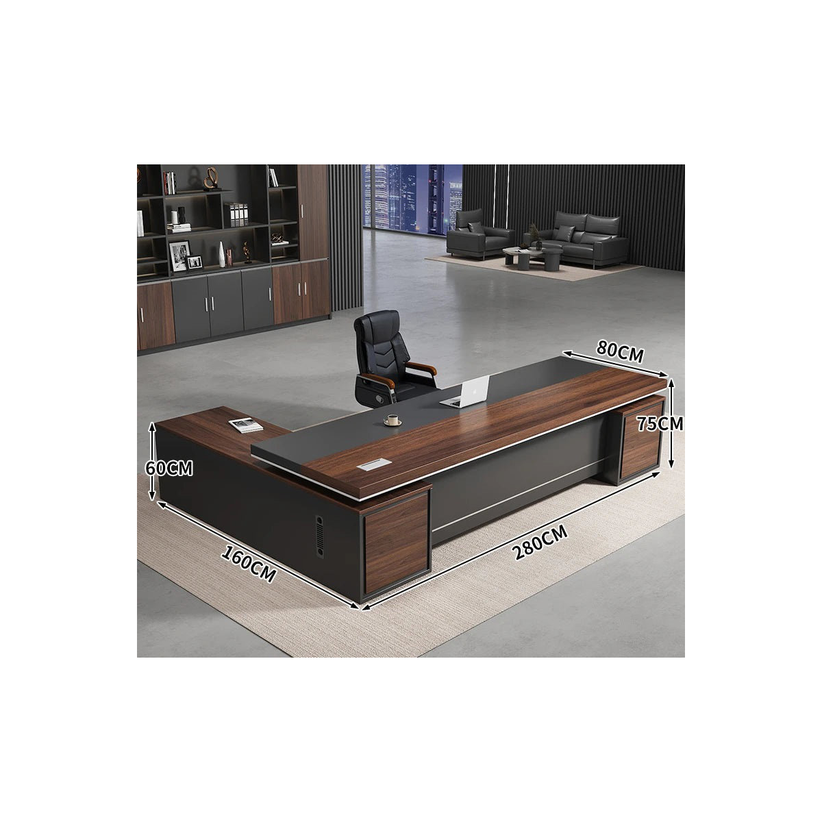 Ebern Designs Narton L-Shaped Executive Desk | Wayfair.co.uk