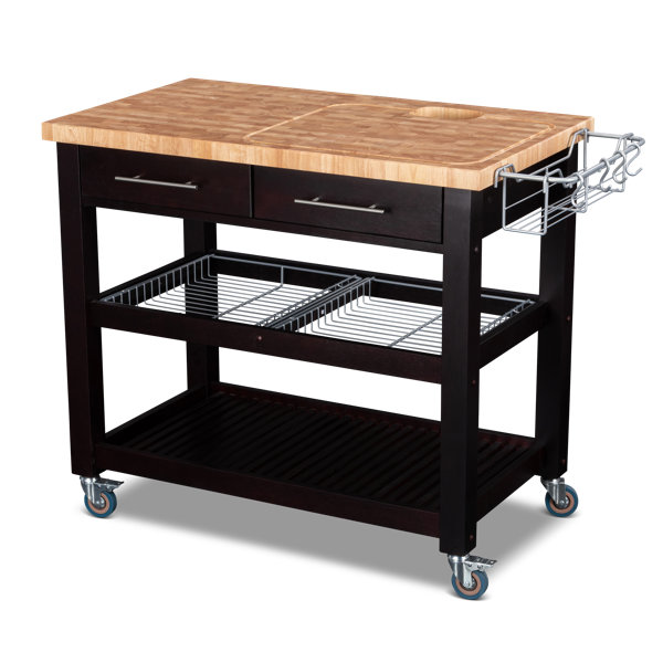 Red Barrel Studio® BIG BLOCK Kitchen Cart & Reviews | Wayfair