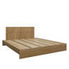 Ebern Designs Zen OMEGA Platform Bed + headboard | Wayfair