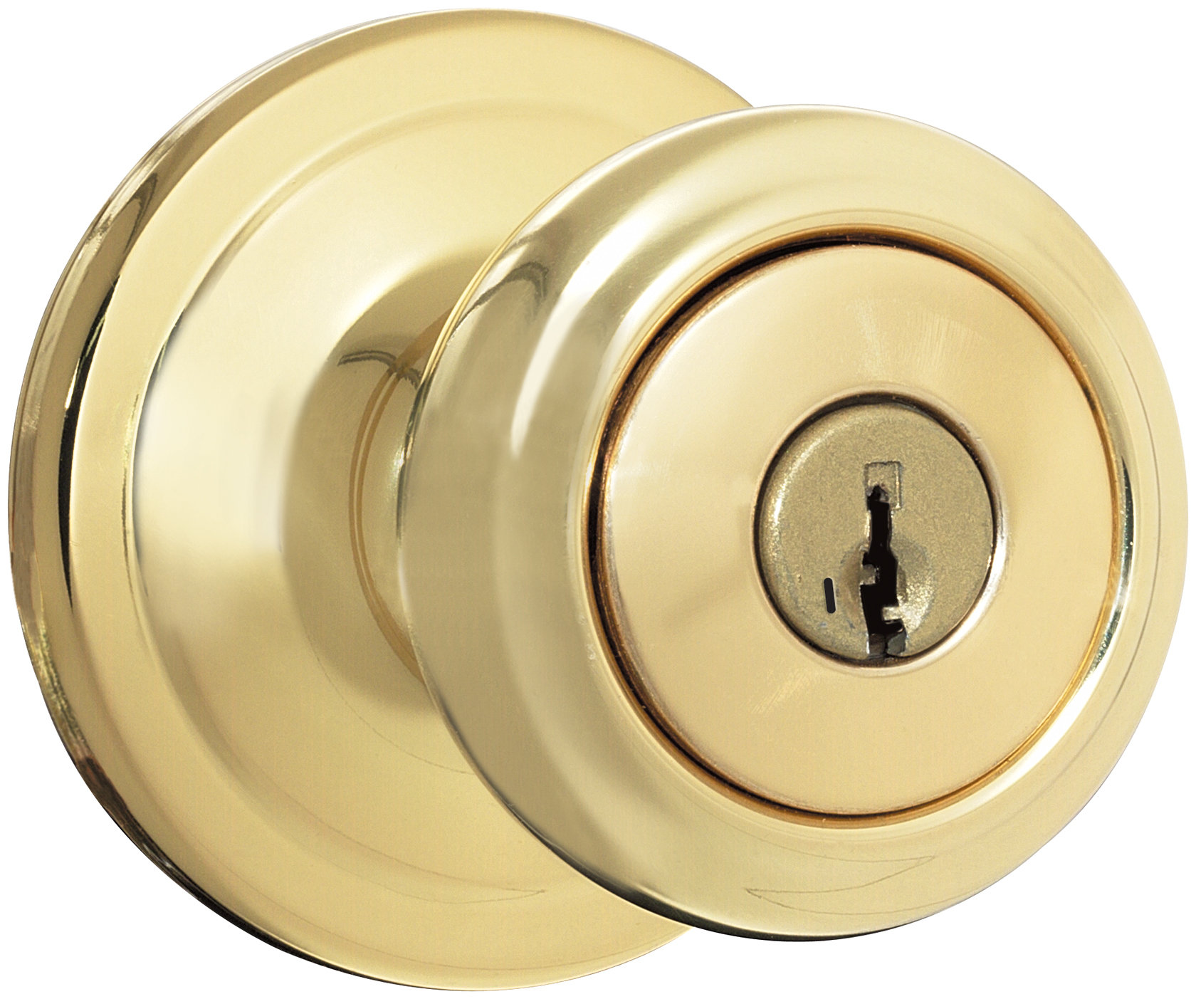 Kwikset Cameron Keyed Door Knob with SmartKey® & Reviews | Wayfair