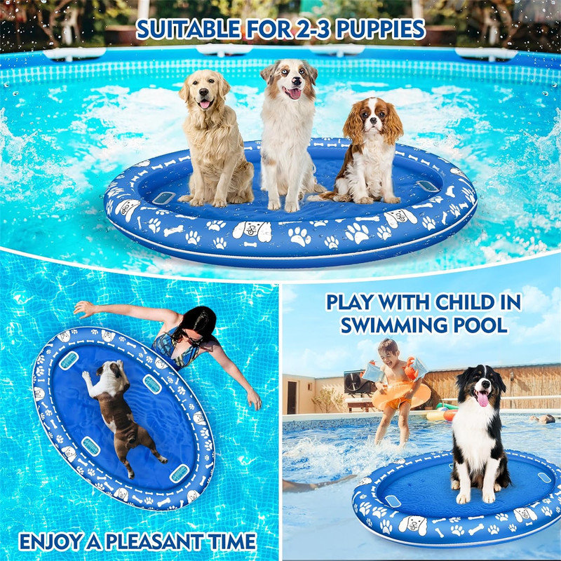 Priyet Inflatable Dog Floats for Pool,for Adult Dogs and Puppies Puppy ...