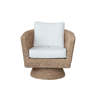 Rowena Interiors Miramar Acacia Wood and Water Hyacinth Swivel Chair ...