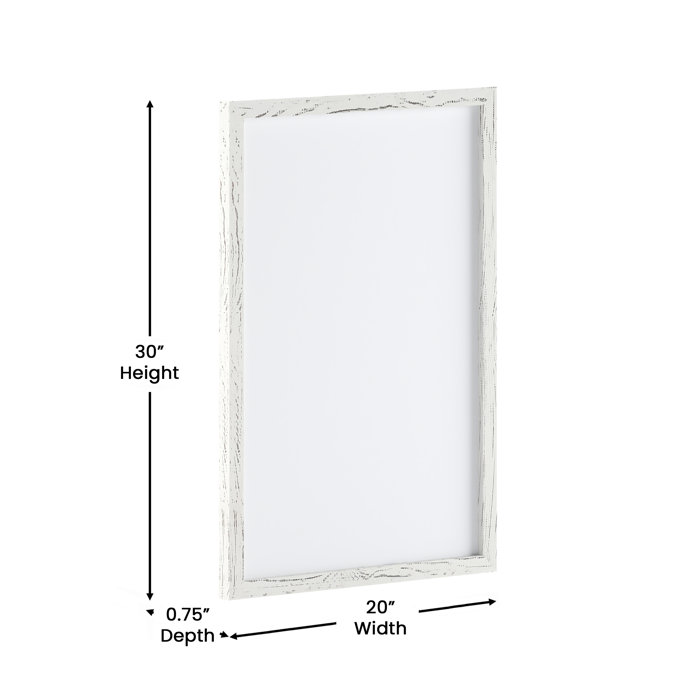 Flash Furniture Mattson Commercial Wall Mount White Board with Included ...