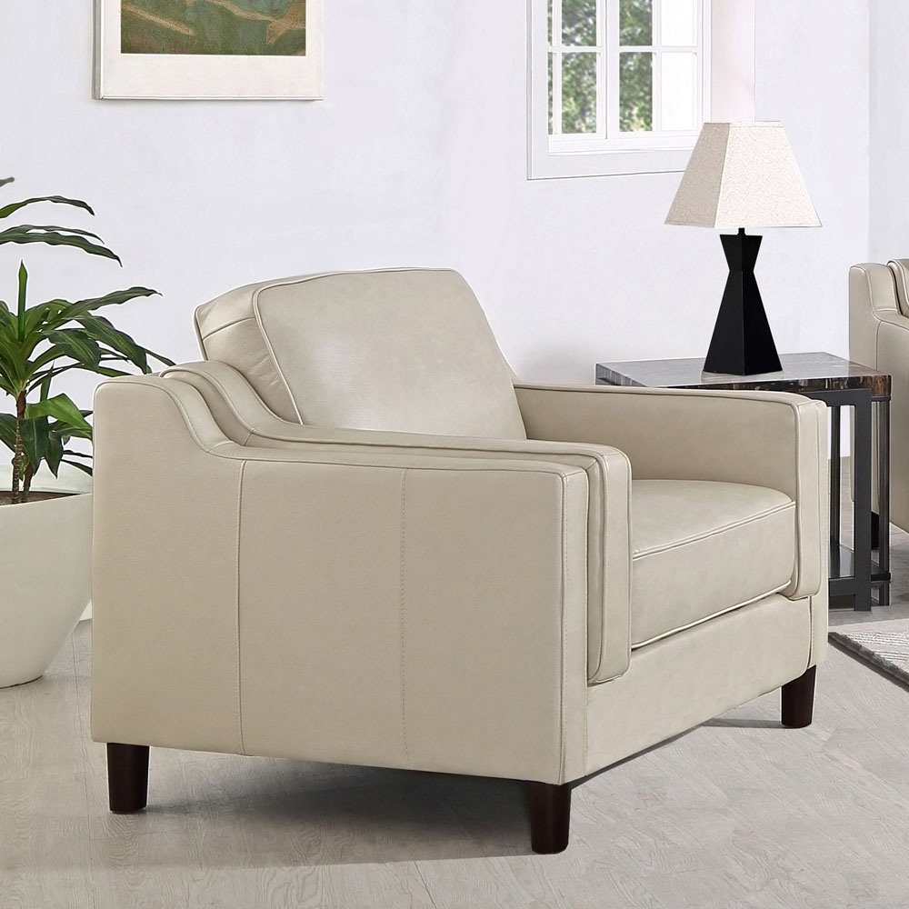 Wildon Home® Bella Leather Chair | Wayfair