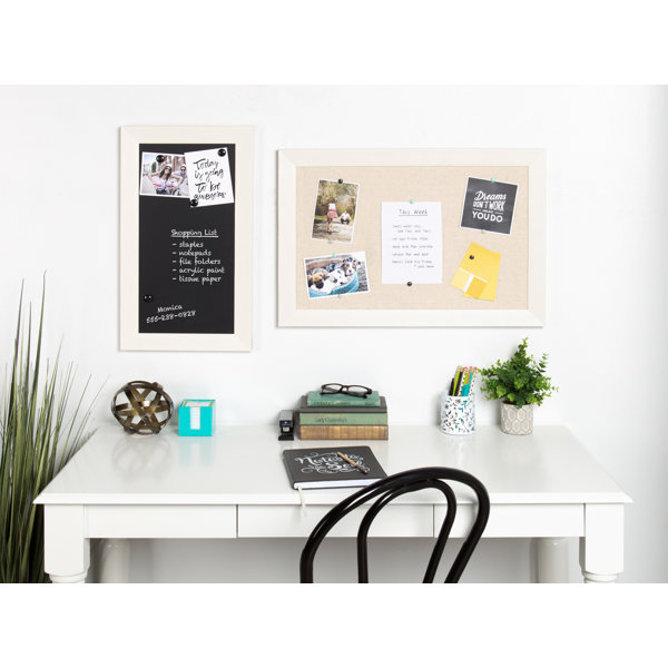 Union Rustic Brucie Framed Wall Mounted Corkboard/Bulletin Board ...