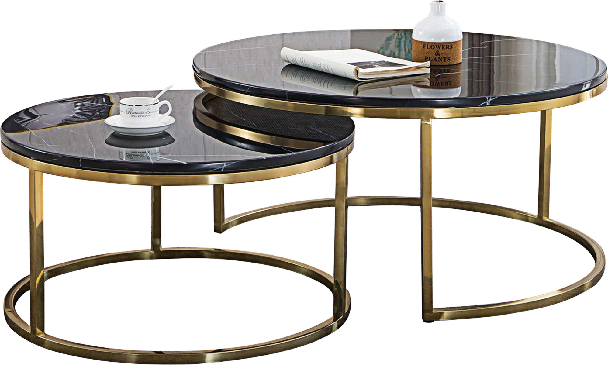 Everly Quinn Nesting coffee table,Cocktail tables,Living room tables ...