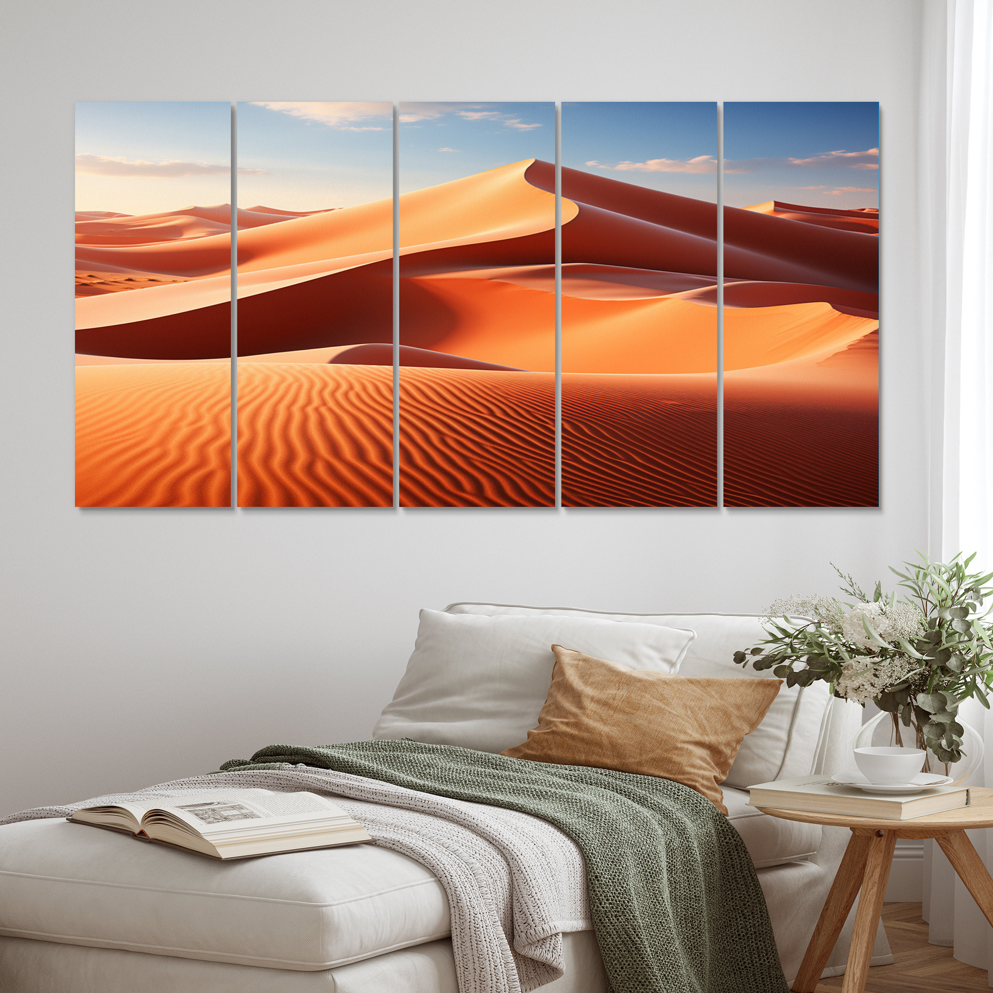 Union Rustic Desert the Vast Desert II - Landscapes Metal Art Print Set ...