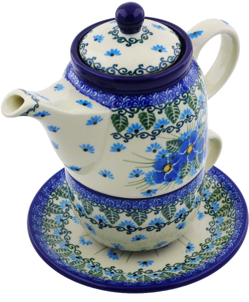 Polmedia Polish Pottery Tea 17 qt. Stoneware Teapot | Wayfair