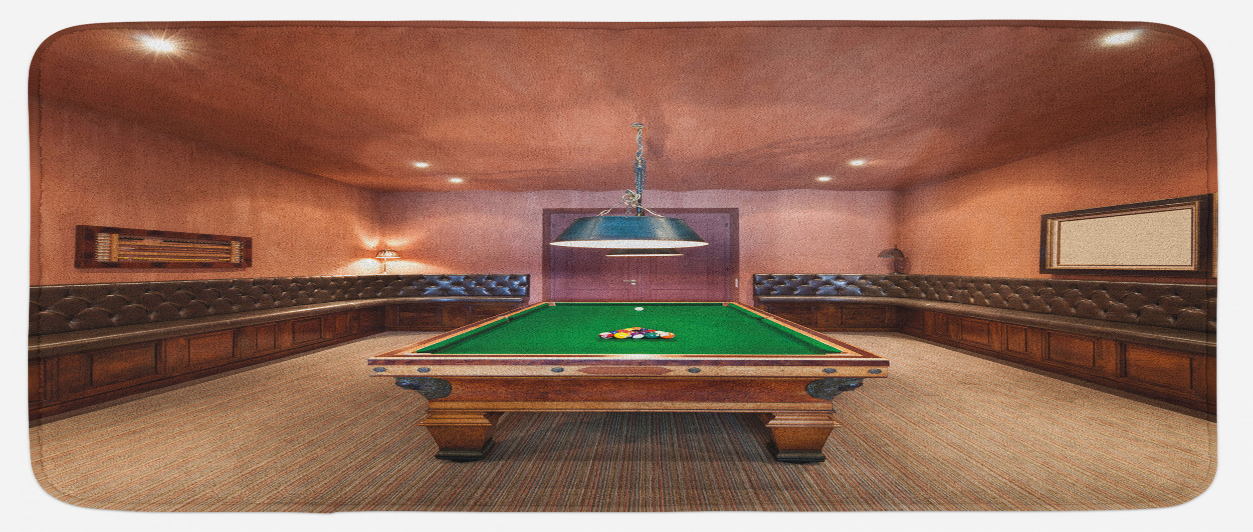 East Urban Home Entertainment Room In Mansion Pool Table Billiard ...