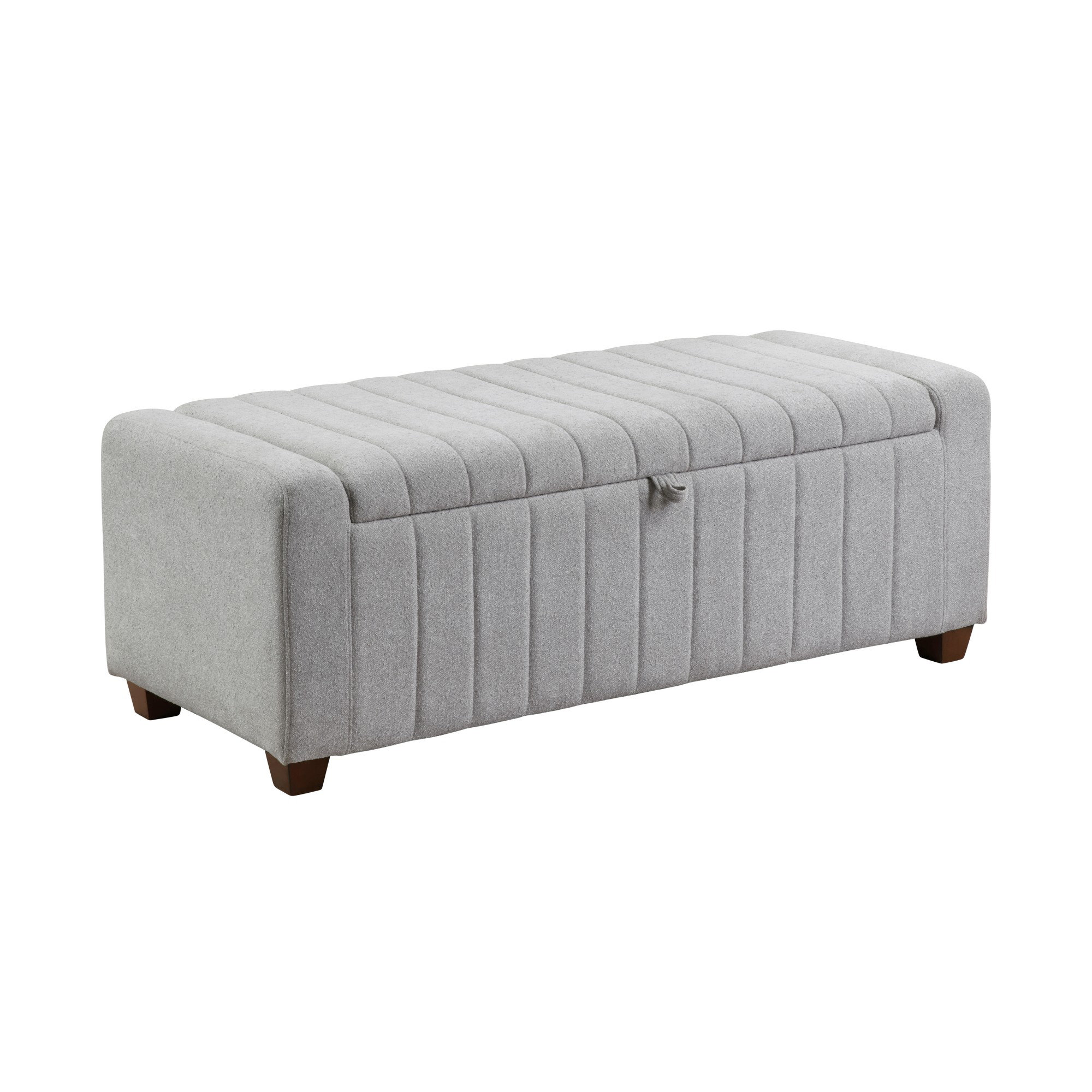 Hokku Designs Contemporary Upholstered Bench With Internal Storage ...