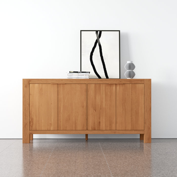 AllModern Block 72'' Solid Wood Sideboard | Wayfair