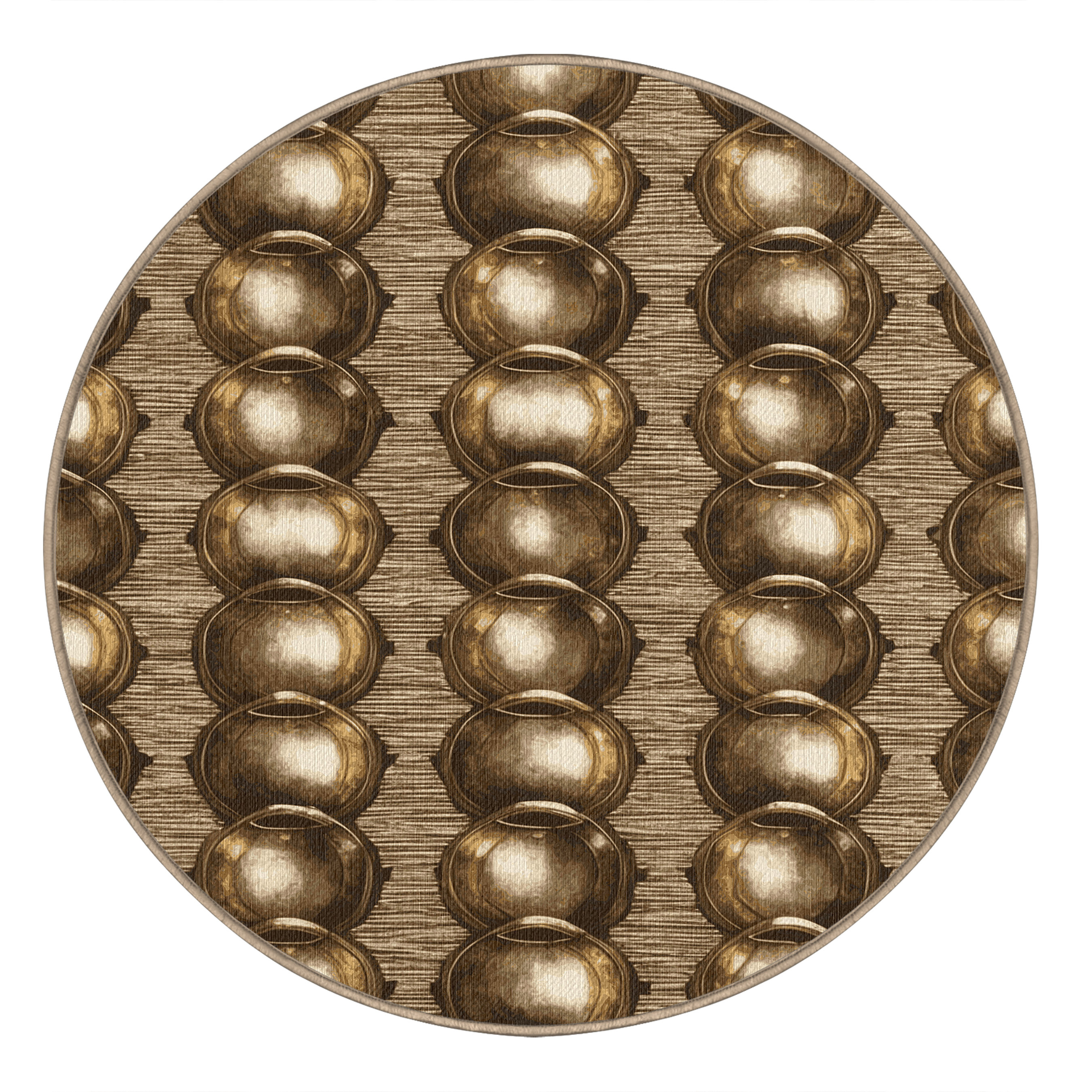 Hokku Designs Washable Cymbals Music Area Rug | Wayfair